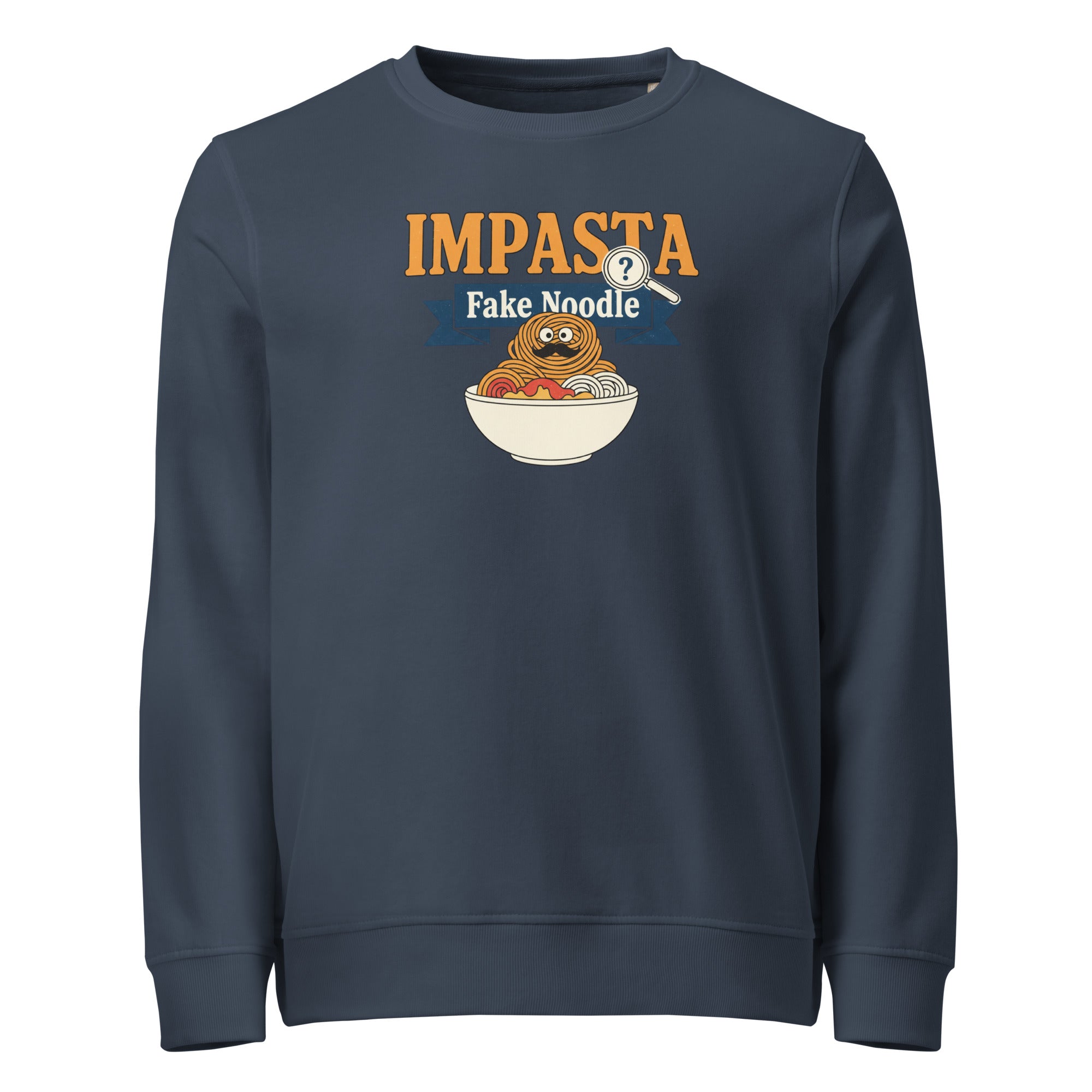 Impasta Fake Noodles- Custom made Unisex organic sweatshirt – Nura Living